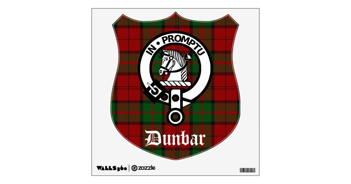 Dunbar Crest Wall Decal | Zazzle