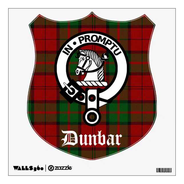 Dunbar Crest Wall Decal | Zazzle