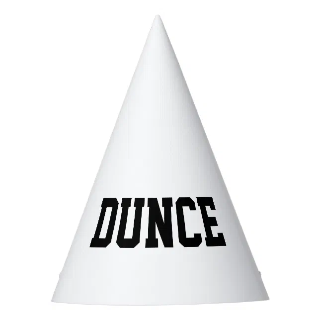 Dunce Cap | Zazzle