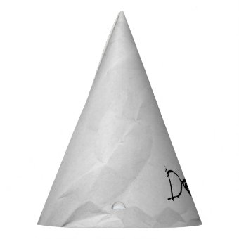 Dunce cap grunge crumpled party humor Party Hat | Zazzle