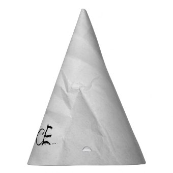 Dunce cap grunge crumpled party humor Party Hat | Zazzle