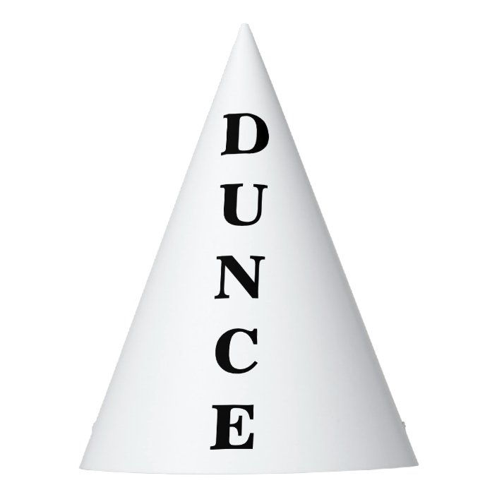 Dunce cap office party humor Party Hat | Zazzle.com