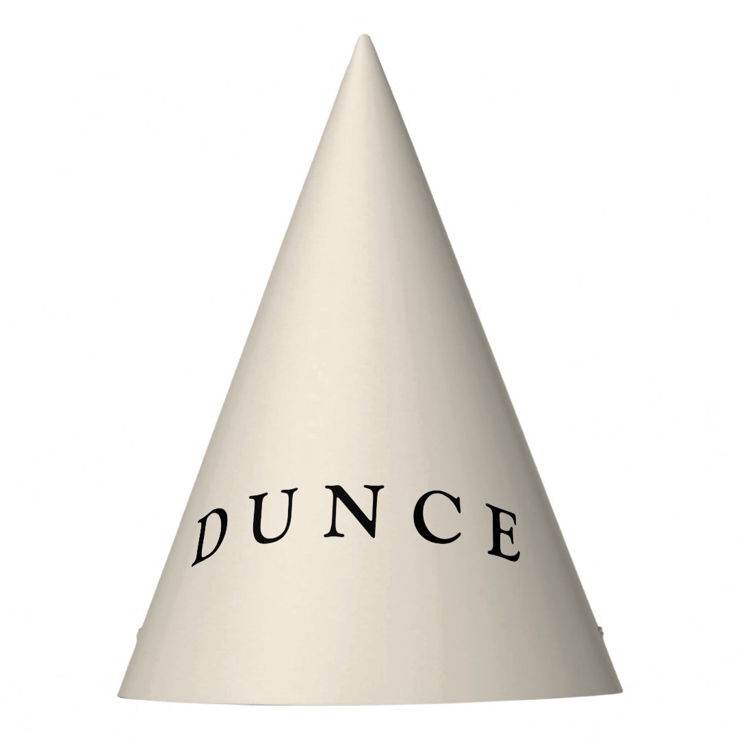 Dunce Hat | Zazzle