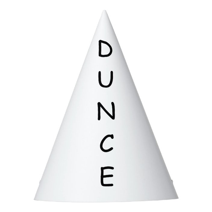 Dunce hat V2.0 party humor birthdays & parties | Zazzle.com