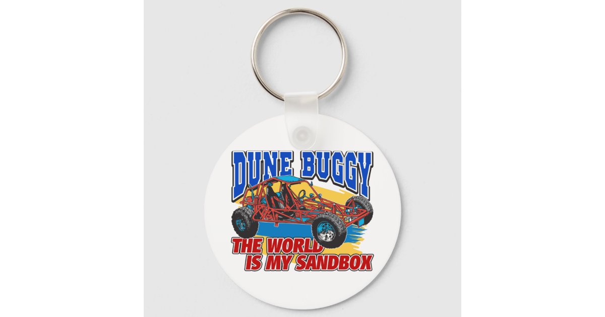 Dune Buggy Sandbox Keychain | Zazzle