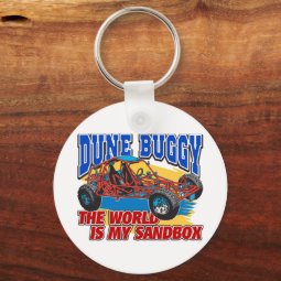 Dune Buggy Sandbox Keychain | Zazzle