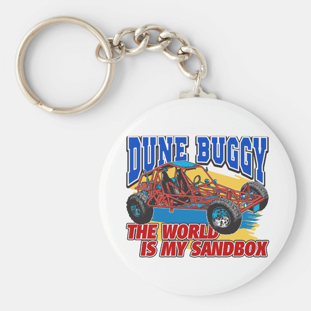 Dune Buggy Sandbox Keychain | Zazzle
