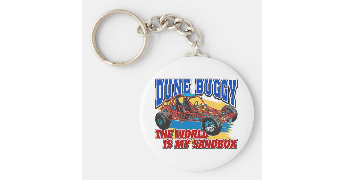 Dune Buggy Sandbox Keychain | Zazzle.com