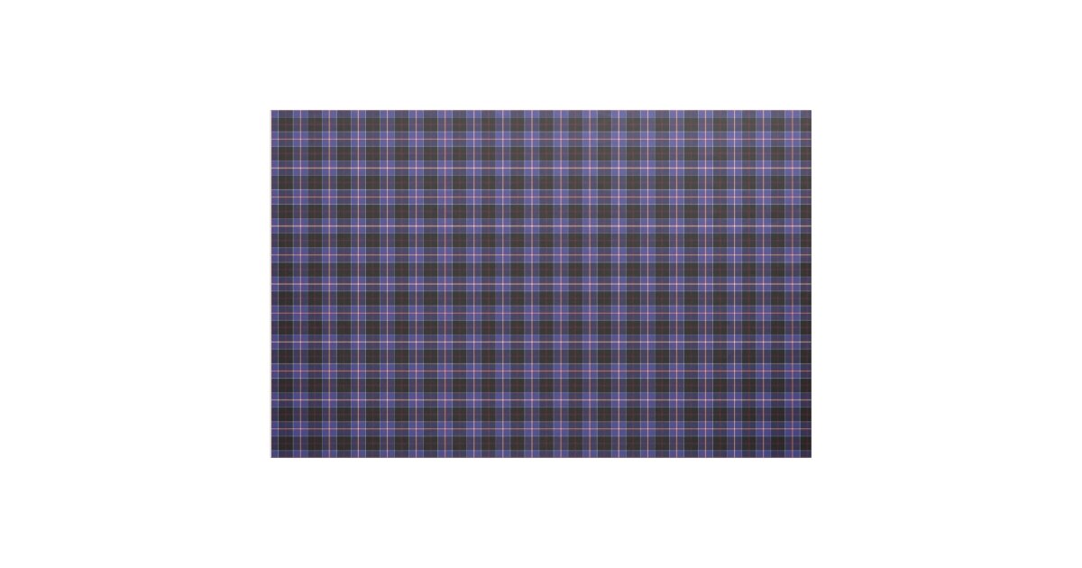 Dunlap Tartan Print Fabric | Zazzle