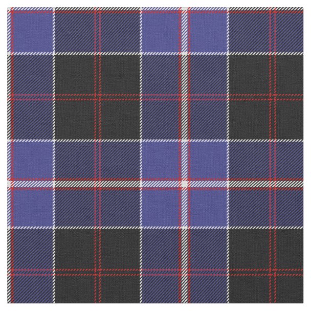 Watson Tartan Print Fabric | Zazzle