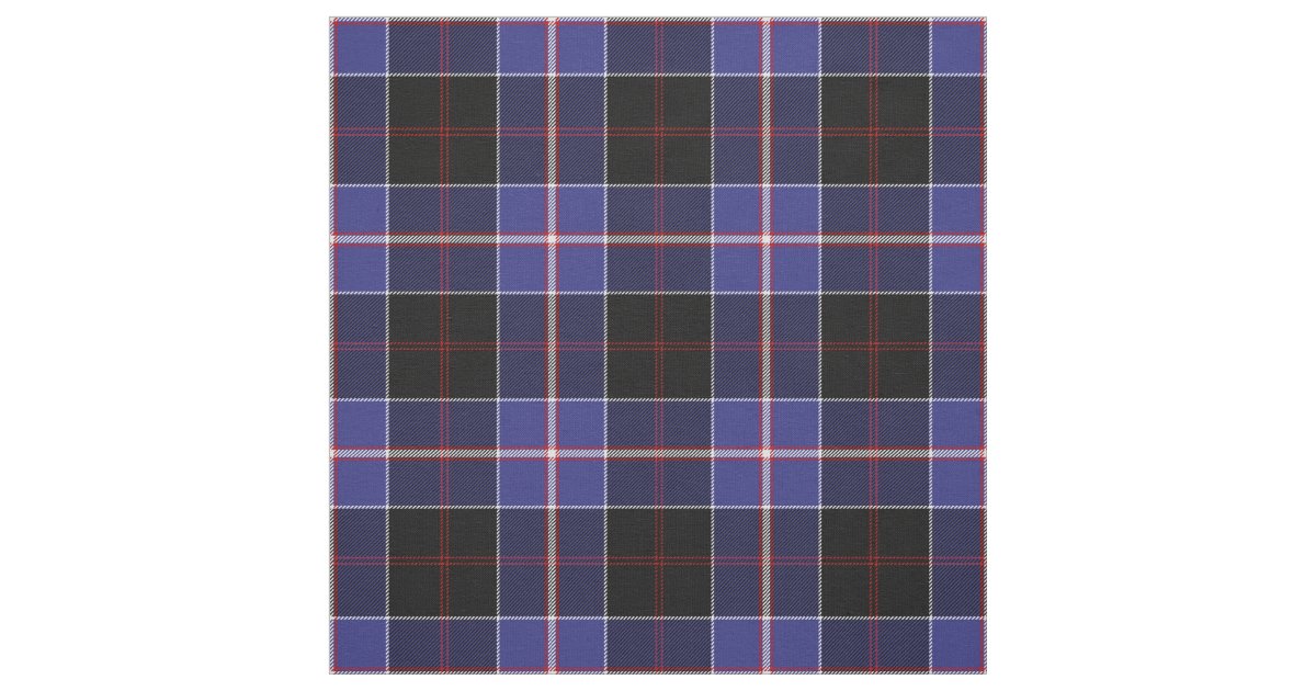 Dunlap Tartan Print Fabric | Zazzle