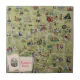 Dunlop Map of Shakespeare Country, England Ceramic Tile | Zazzle