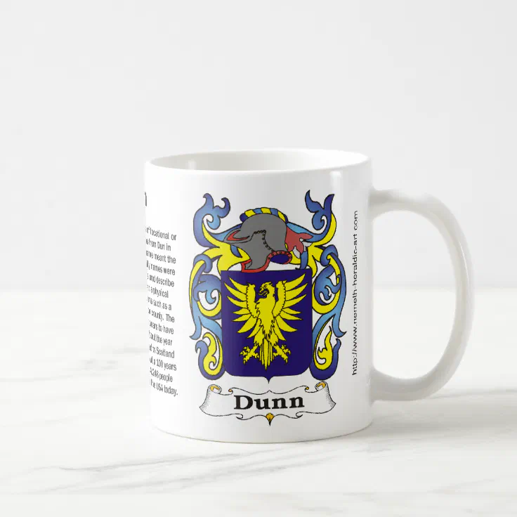 Dunn Family Coat of Arms Mug | Zazzle
