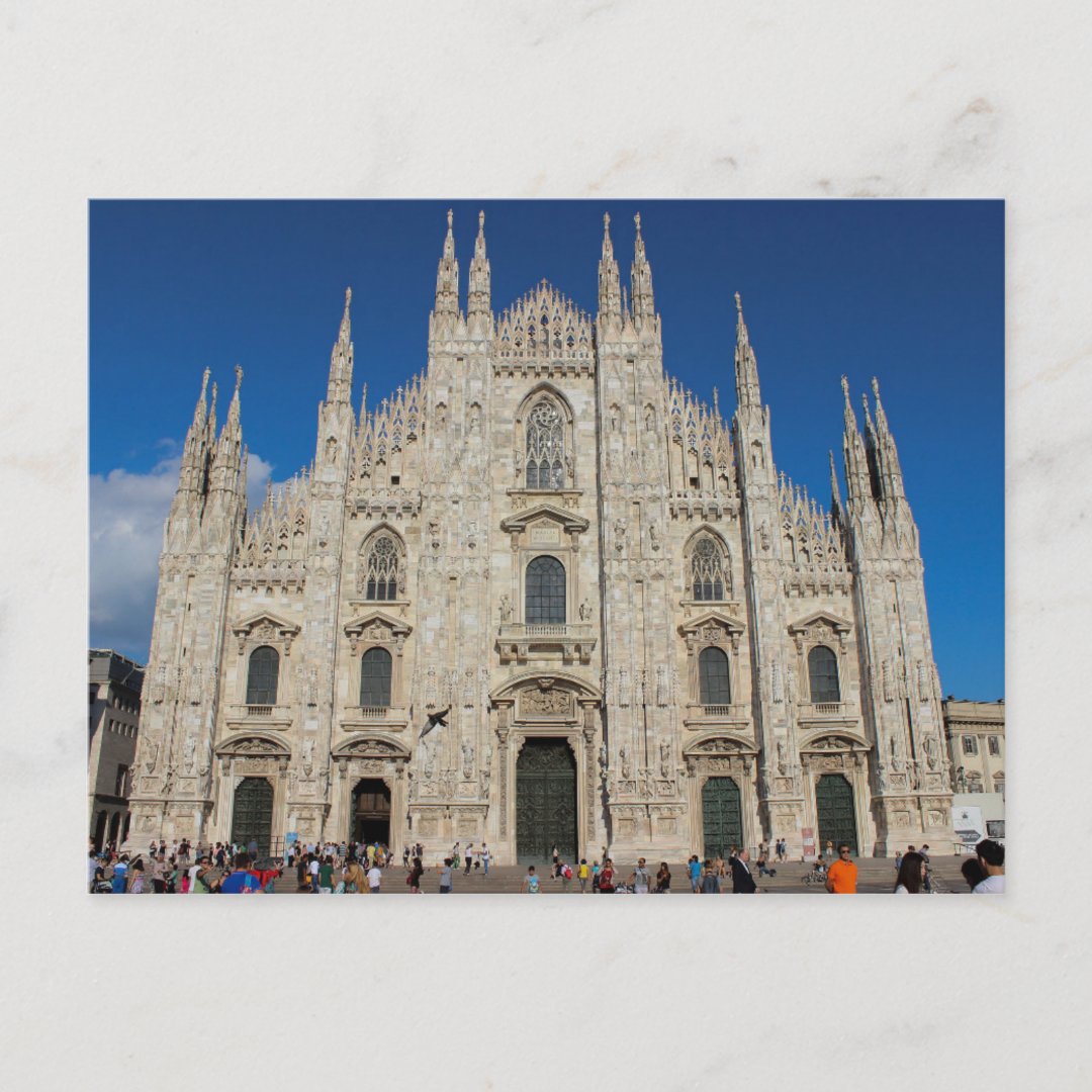 Duomo di Milano Cathedral | Milan, Italy Postcard | Zazzle