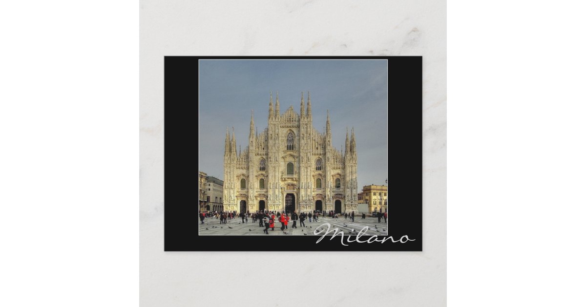 Duomo Milan, Italy Postcard | Zazzle