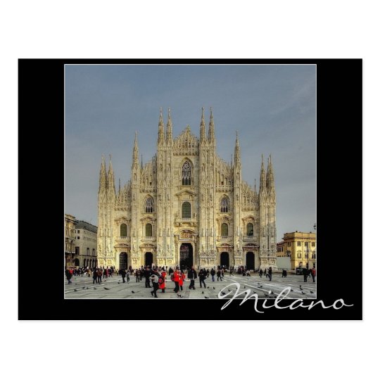 Duomo Milan, Italy Postcard | Zazzle.com
