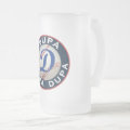 Dupa Baseball logo Frosted Glass Beer Mug | Zazzle
