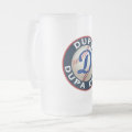 Dupa Baseball logo Frosted Glass Beer Mug | Zazzle