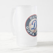 Dupa Baseball logo Frosted Glass Beer Mug | Zazzle