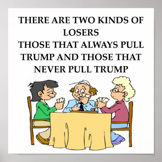 duplicate bridge jokes poster | Zazzle.com