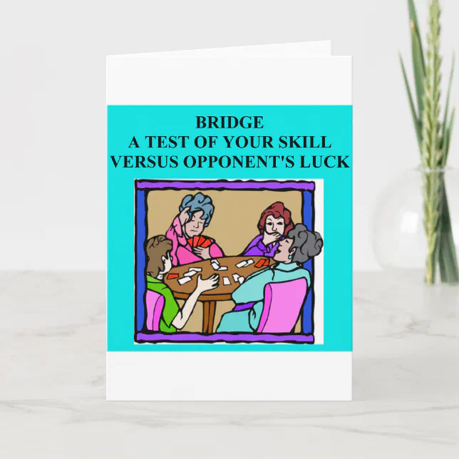 duplicate bridge player design card | Zazzle