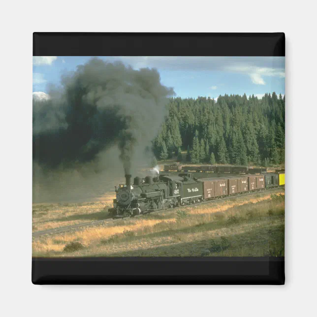 Durango & Silverton No. 480_Steam Trains Magnet | Zazzle