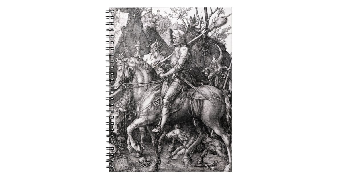 Durer Knight Death and the Devil Notebook | Zazzle