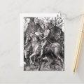 Durer Knight Death and the Devil Postcard | Zazzle