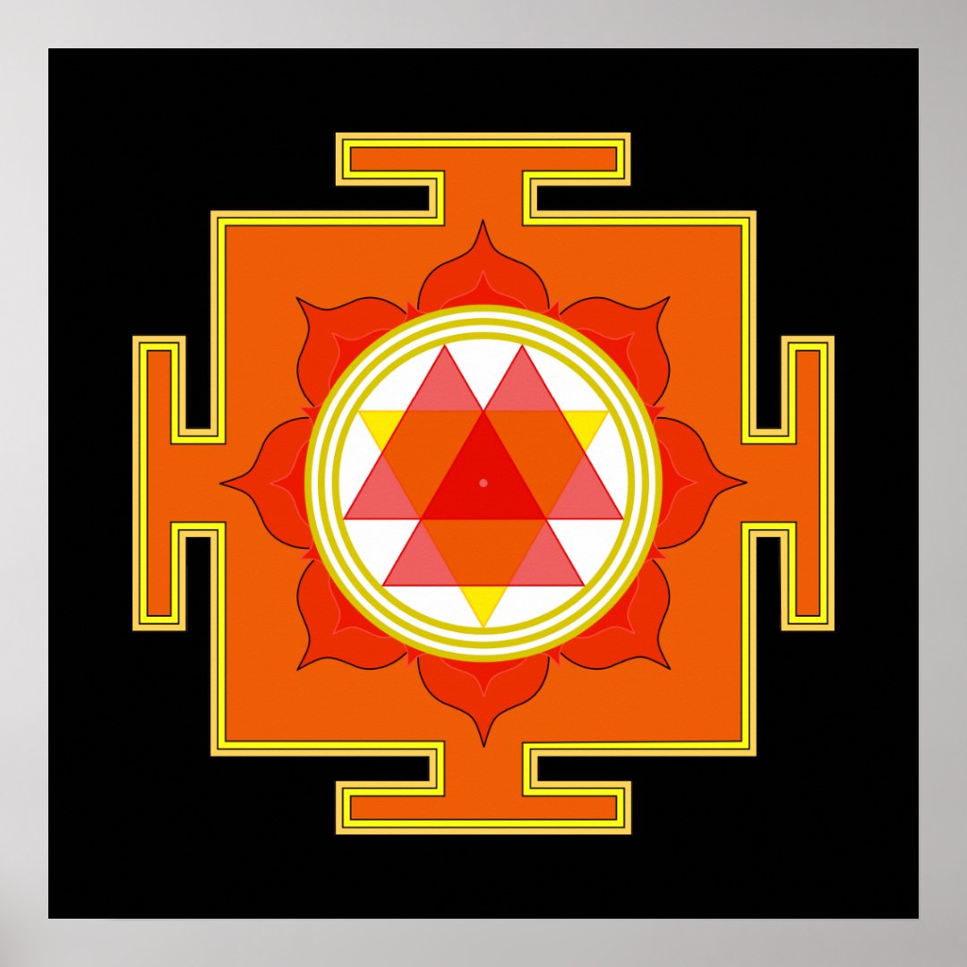 Durga Yantra Poster | Zazzle