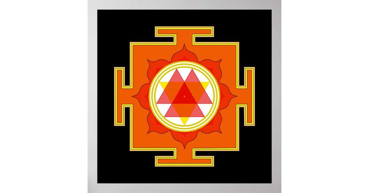 Durga Yantra Poster | Zazzle