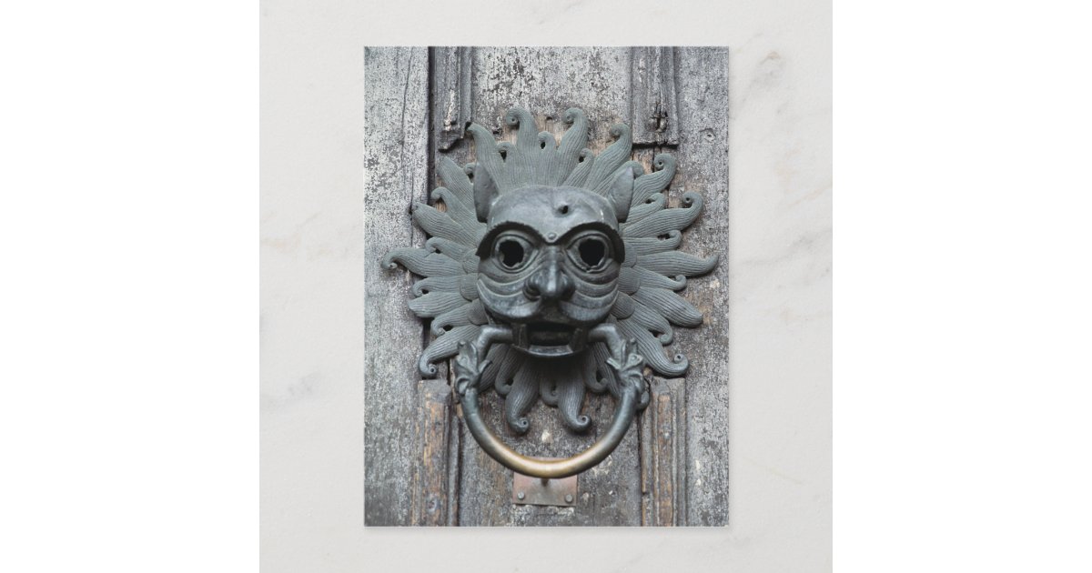Durham Cathedral Sanctuary Knocker Postcard | Zazzle