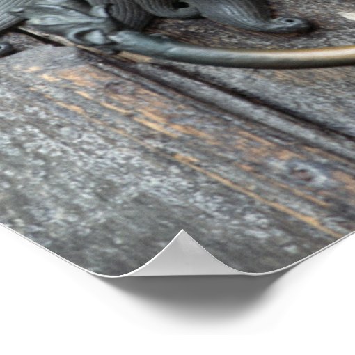 Durham Cathedral Sanctuary Knocker Poster | Zazzle