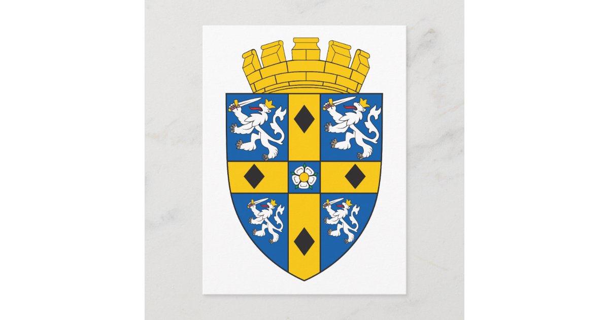 Durham Coat of Arms Postcard | Zazzle