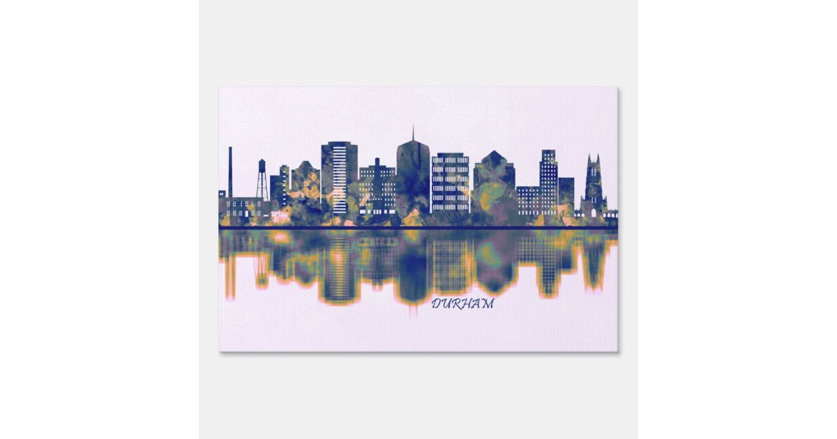Durham Skyline Sign | Zazzle