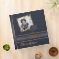 Dusky Blue Class Graduation Senior Memories Binder | Zazzle
