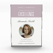 Dusky Purple Minimal Photo Award of Excellence | Zazzle