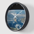 Dust Over The Mediterranean Sea And Cyprus Island Clock | Zazzle