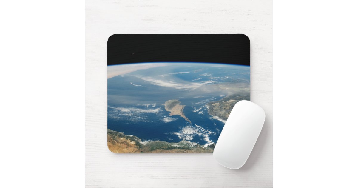Dust Over The Mediterranean Sea And Cyprus Island Mouse Pad | Zazzle