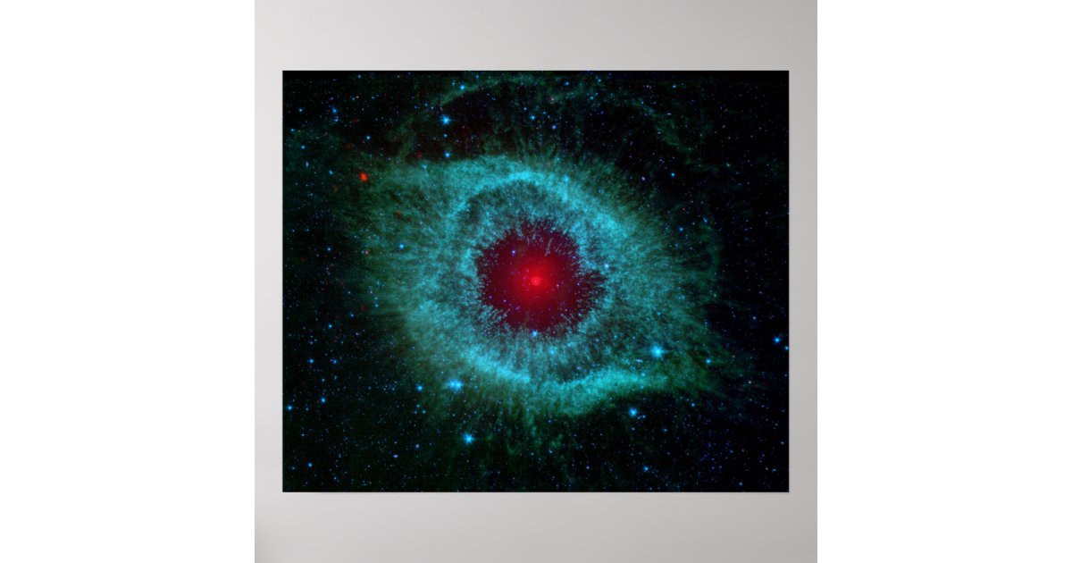 Dust & the Helix Nebula Poster | Zazzle