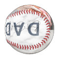 Dusty Blue Best Dad Ever First Fathers Day Photo Baseball | Zazzle