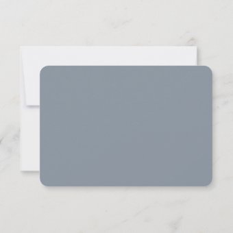 Dusty Blue & Gray Wedding Color Palette Card | Zazzle