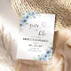 Dusty Blue Ivory Save The Date Cards | Zazzle