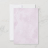 Dusty Blue Purple Navy Lilac Blooms Wedding RSVP Card | Zazzle