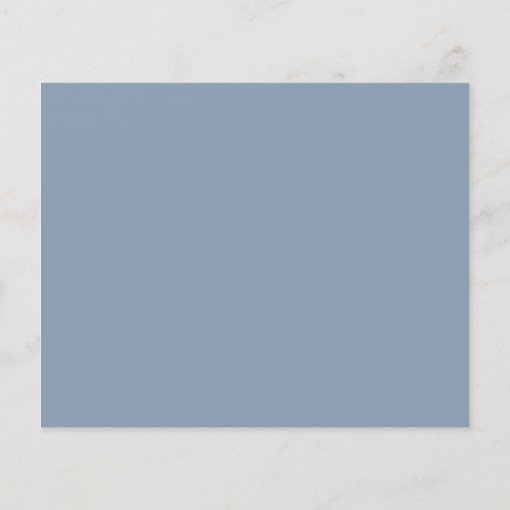 Dusty Blue Silver Bridesmaid Information Card | Zazzle