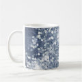 Dusty Blue Silver Glitter Sparkly Coffee Mug | Zazzle