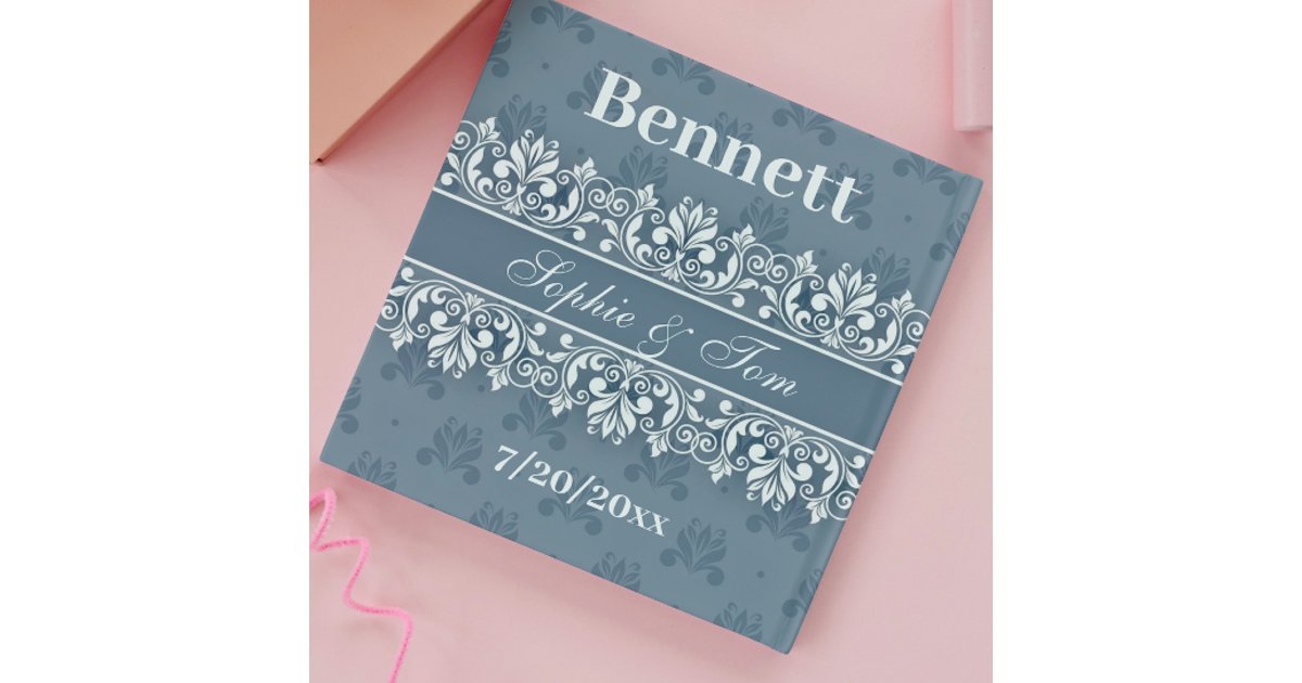 Dusty blue Square Sticker | Zazzle