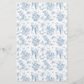 Dusty Blue Vintage Floral Baby Mom or Dad Game | Zazzle