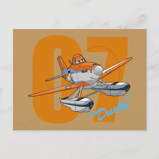 Dusty Character Art Postcard | Zazzle