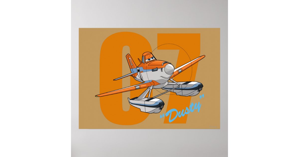 Dusty Character Art Poster | Zazzle.com