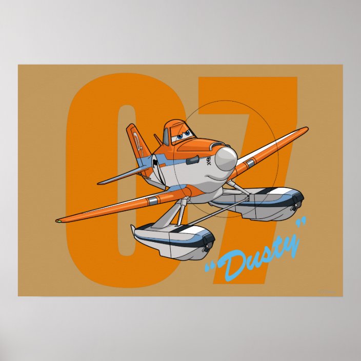 Dusty Character Art Poster | Zazzle.com